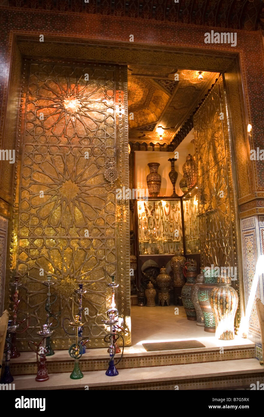 Moroccan Shop in the Souq's in Marrakesh Stock Photo - Alamy