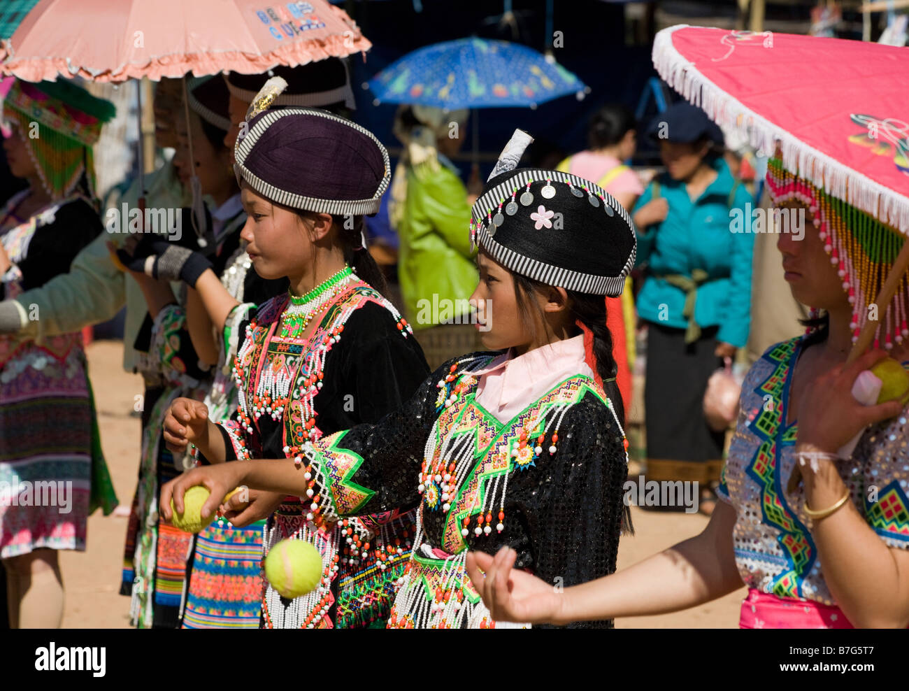 Hmong New Year Ball Toss