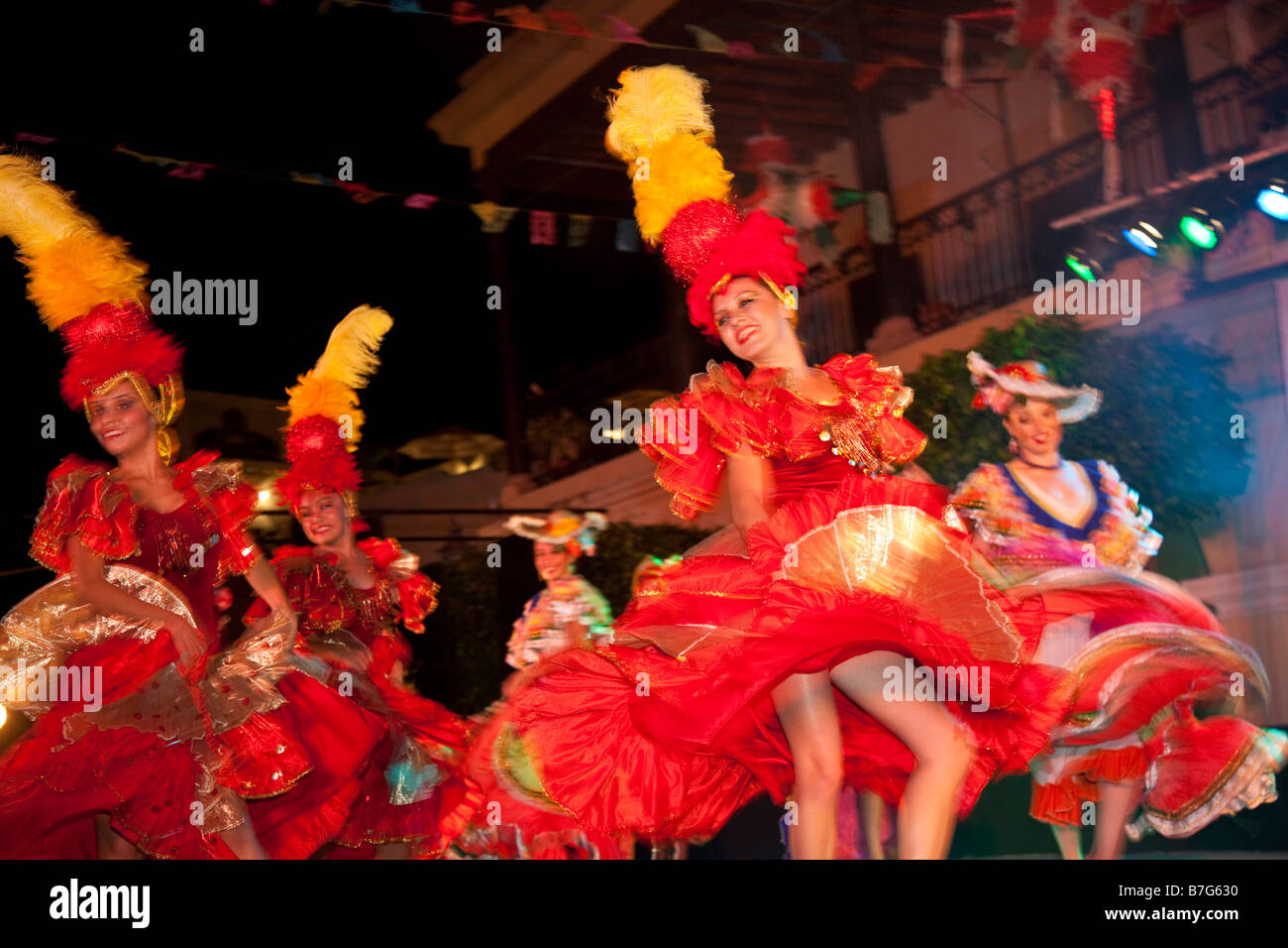 Dancing Old Town Plaza Machado Mazatlan Sinaloa Mexico Stock Photo - Alamy