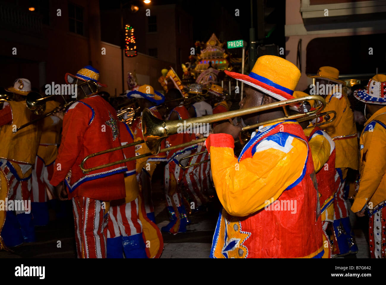 Junkanoo Musicians Boxing Day Parade Nassau Bahamas Stock Photo - Alamy