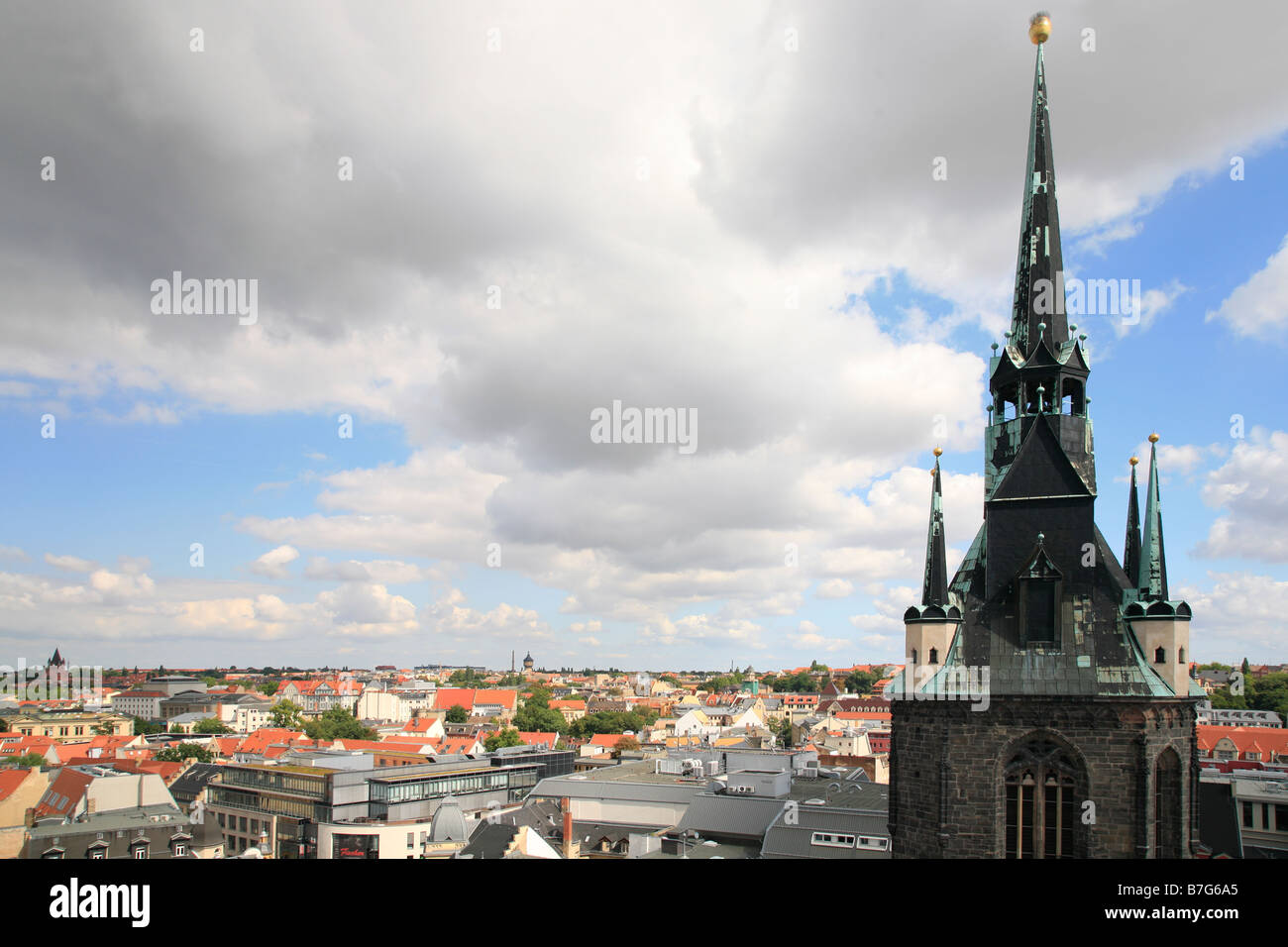 Roter turm of halle hi-res stock photography and images - Alamy