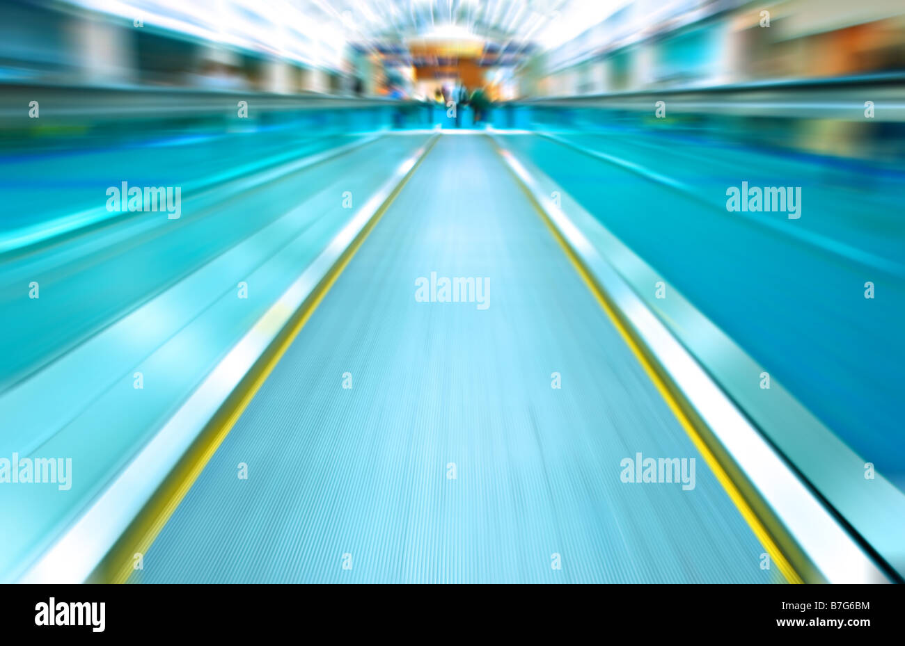 Travelers rushing through an airport terminal Stock Photo - Alamy
