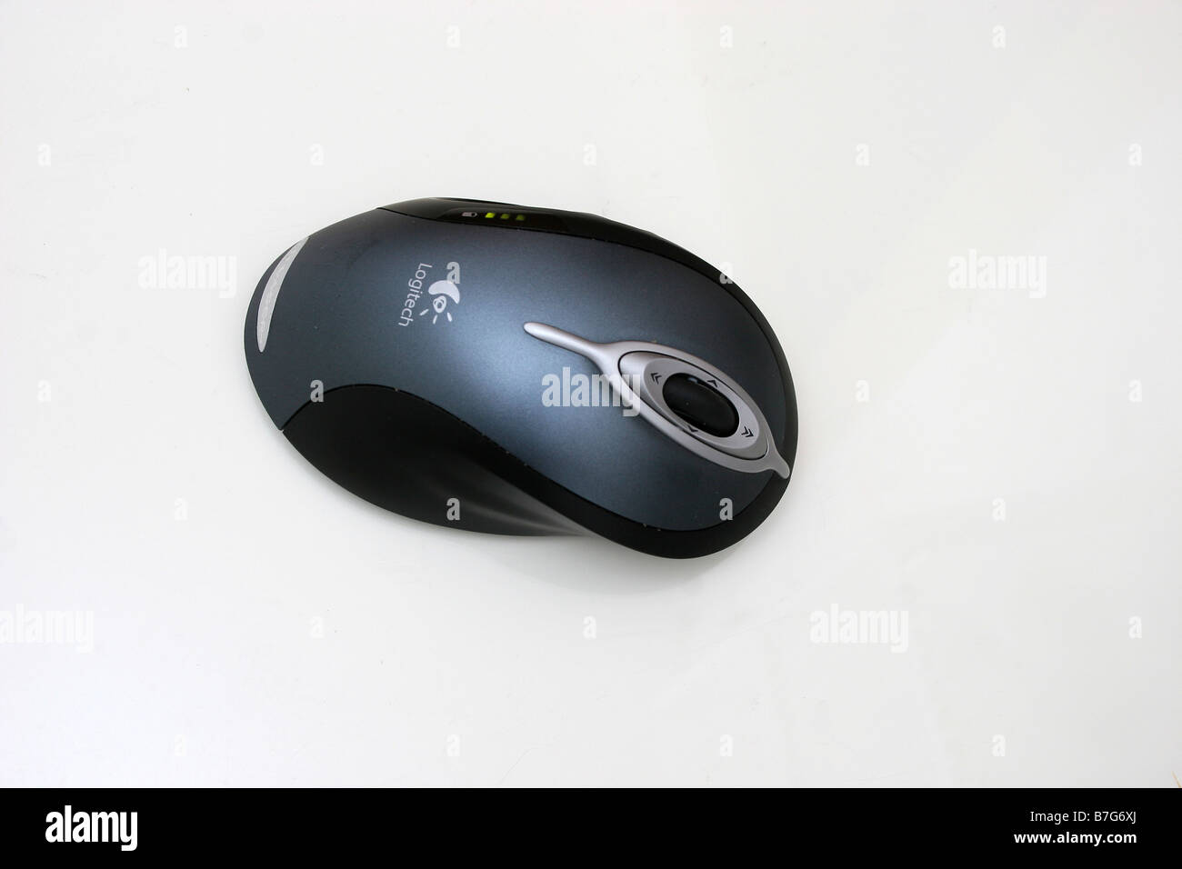 wireless mouse on white background Stock Photo - Alamy