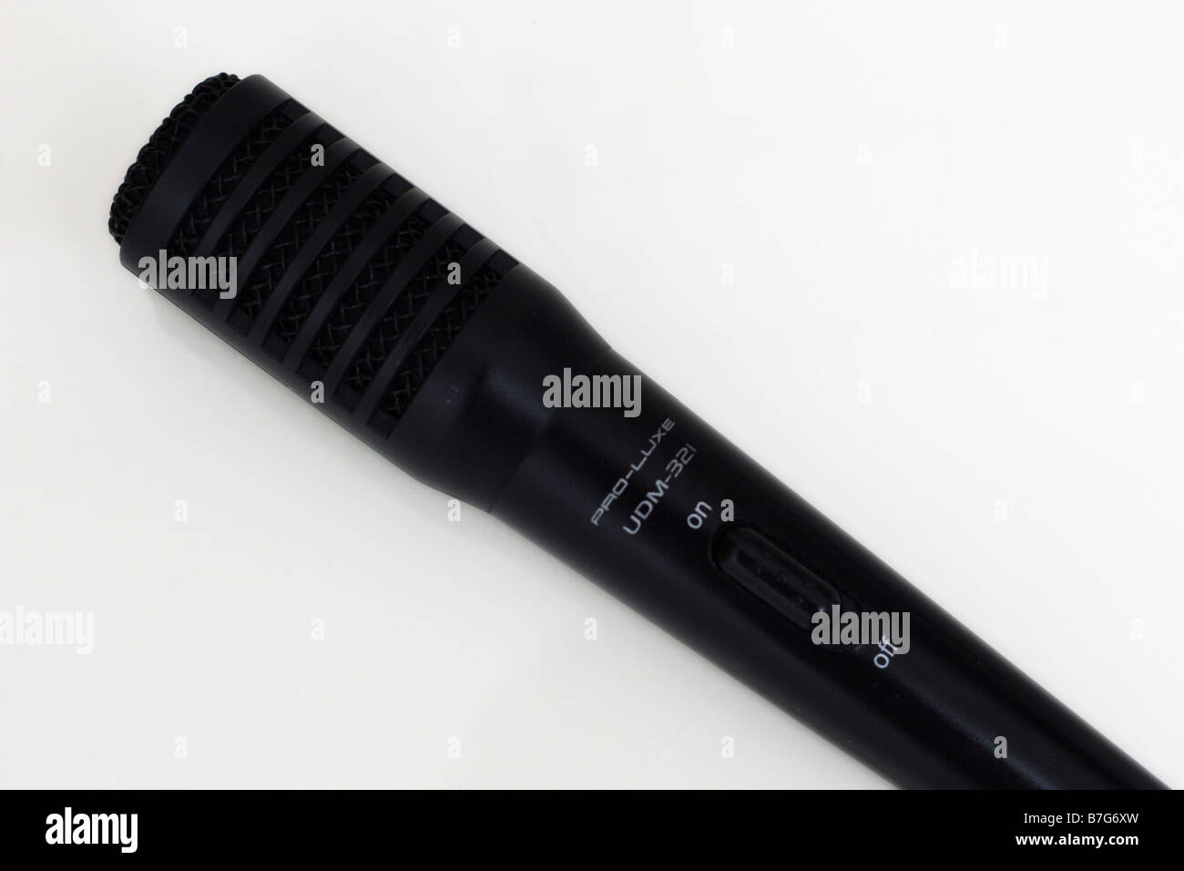 Internet Microphone on white background Stock Photo - Alamy