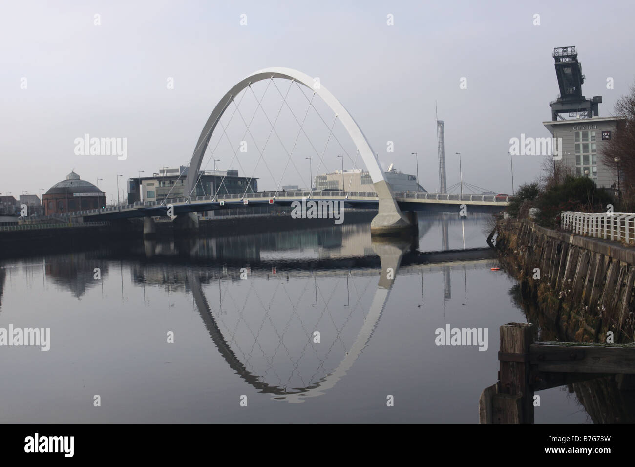 Clyde Arc Glasgow Scotland December 2008 Stock Photo - Alamy