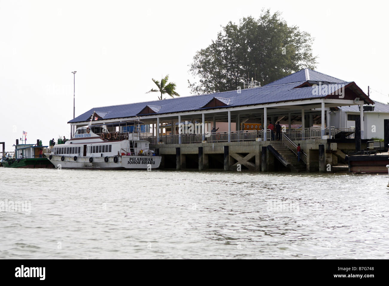 Mersing fishing village Malaysia Stock Photo - Alamy
