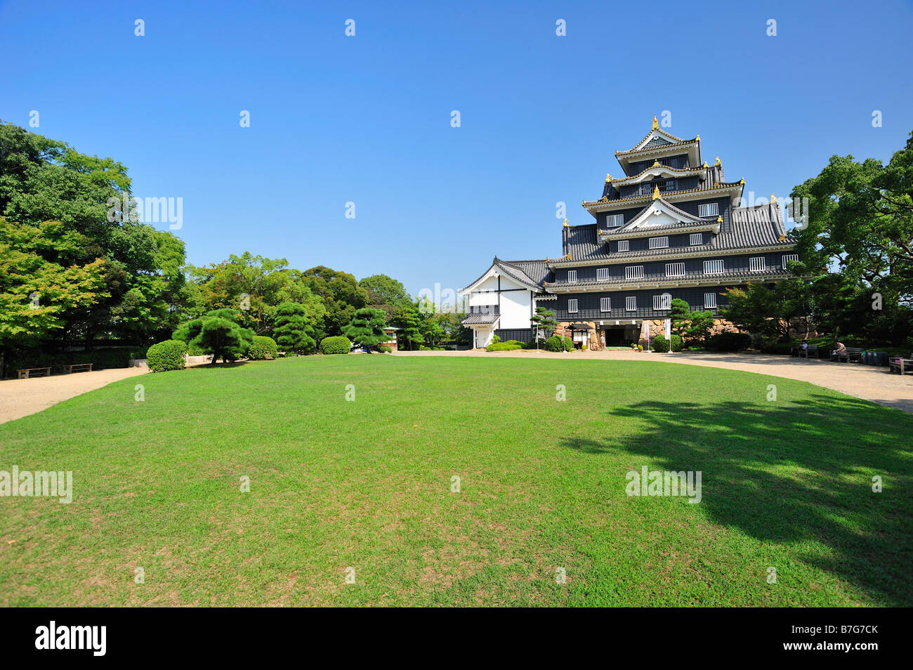 Castle, Okayama, Okayama Prefecture, Japan Stock Photo - Alamy