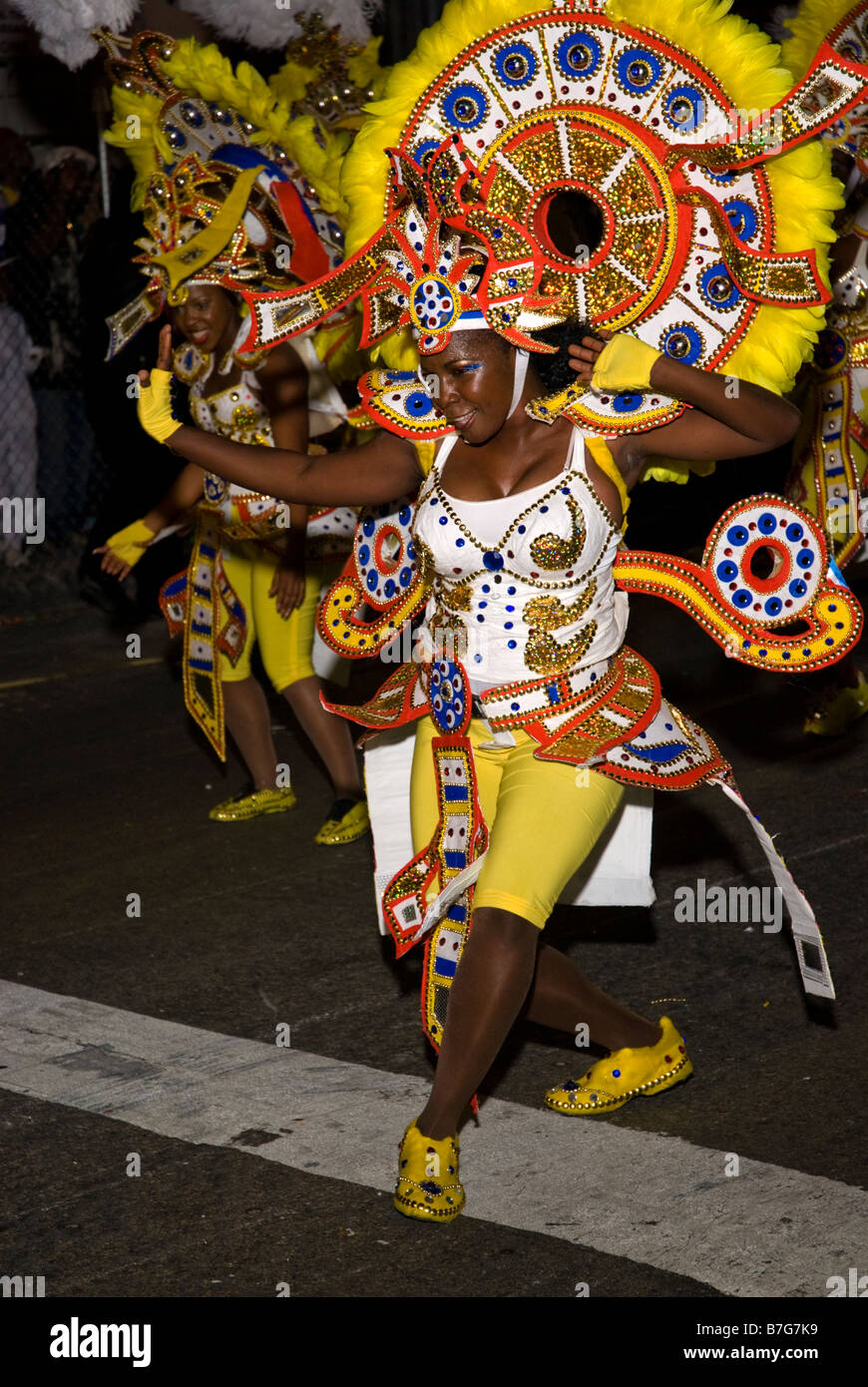 Female Junkanoo Dancer Boxing Day Parade Nassau Bahamas Stock Photo - Alamy
