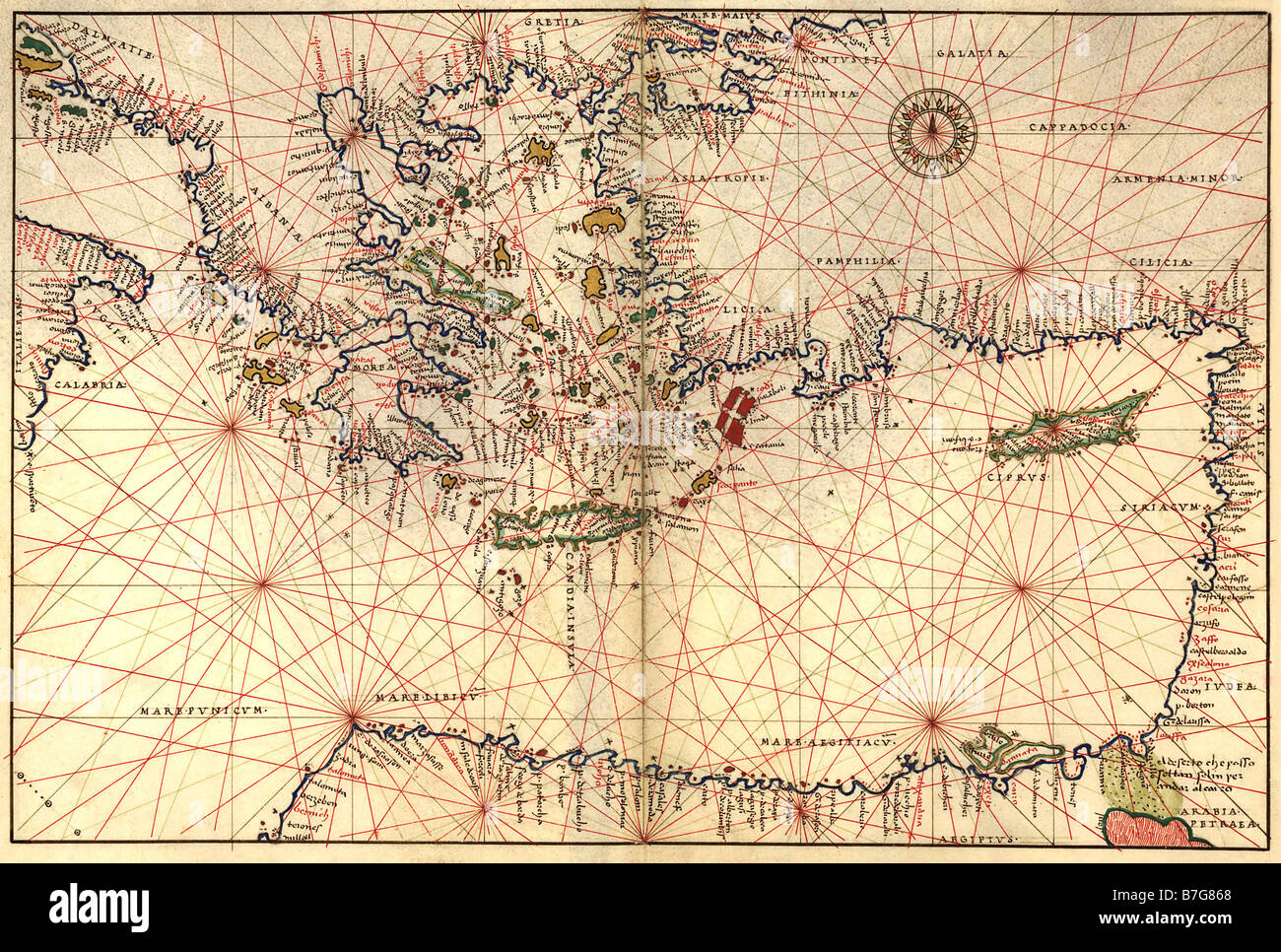 Map of ionia hi-res stock photography and images - Alamy