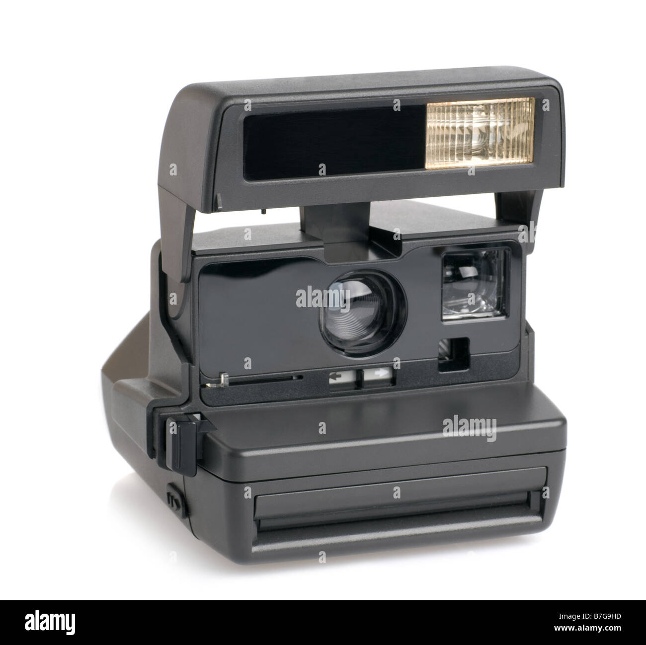 The old camera The out of date model on a white background Stock Photo ...