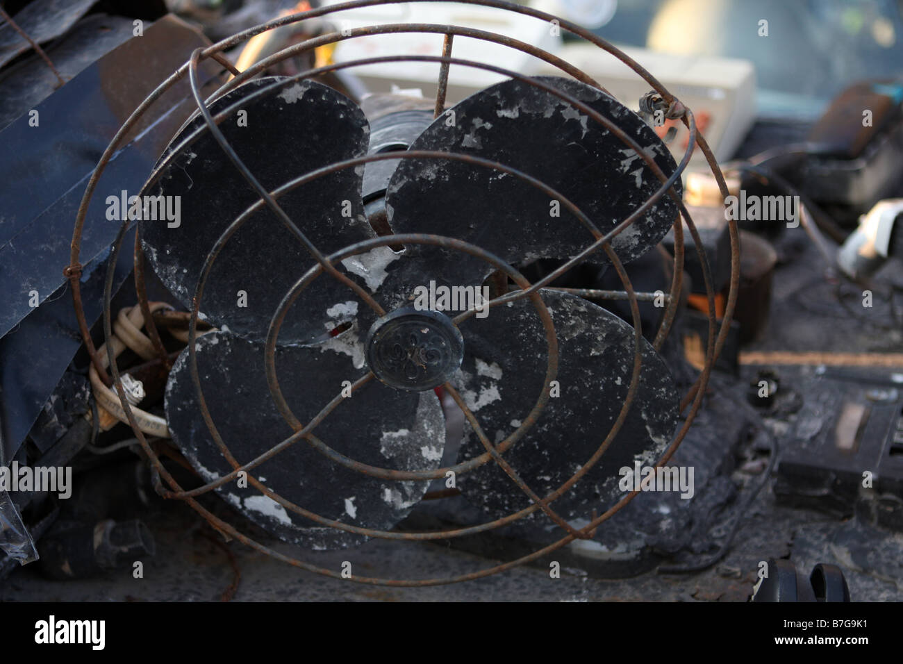 A Broken Fan Stock Photo - Alamy