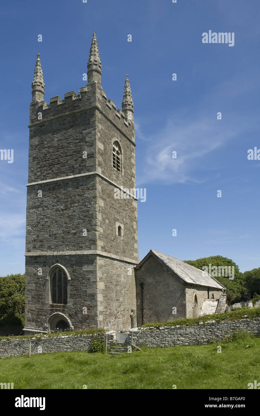 The Church at Morwenstow, North Cornwall, dedicated to St Morwenna and ...