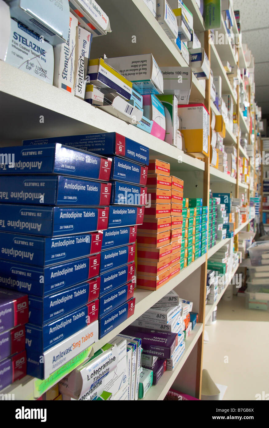 Pharmacy shelves uk hi-res stock photography and images - Alamy