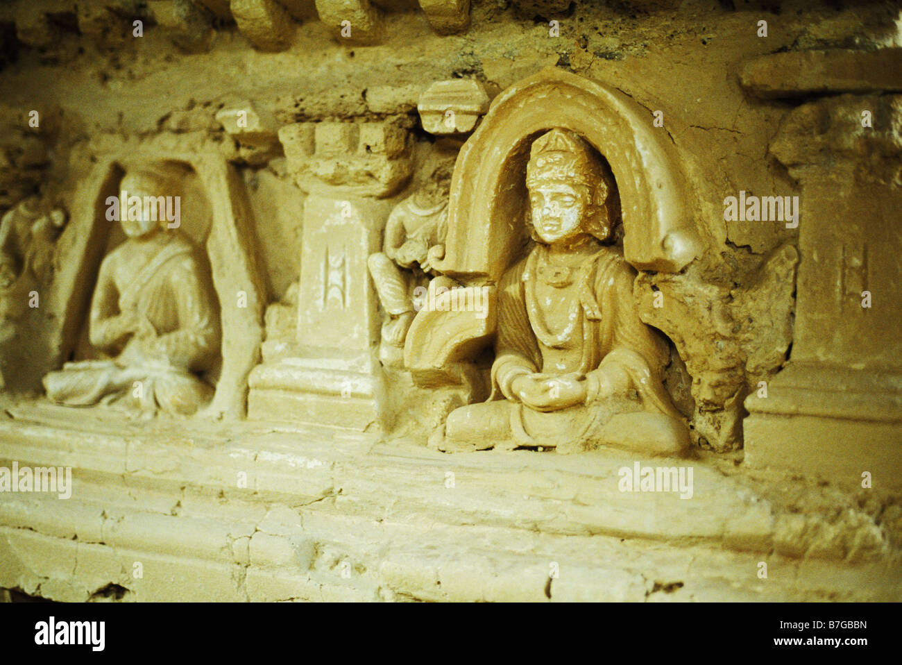 Buddhist Statue Pakistan High Resolution Stock Photography and Images ...