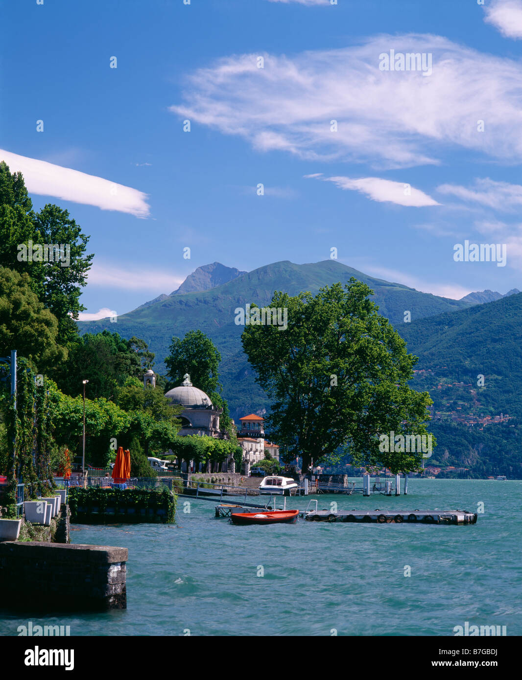 Tremezzo and Lake Como, Lombardy, Italy Stock Photo - Alamy