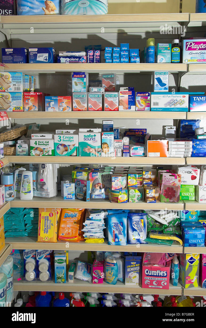 Products in a UK Pharmacy Stock Photo - Alamy