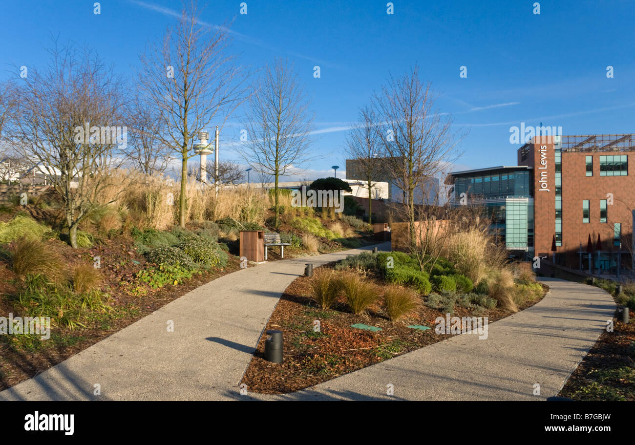 Chavasse Park, Liverpool 1, Liverpool, England, Winter 2009 Stock Photo ...