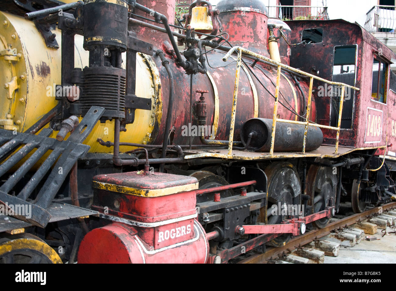 Abandoned Steam Train engines in Havana Cuba November 2008 Stock Photo ...