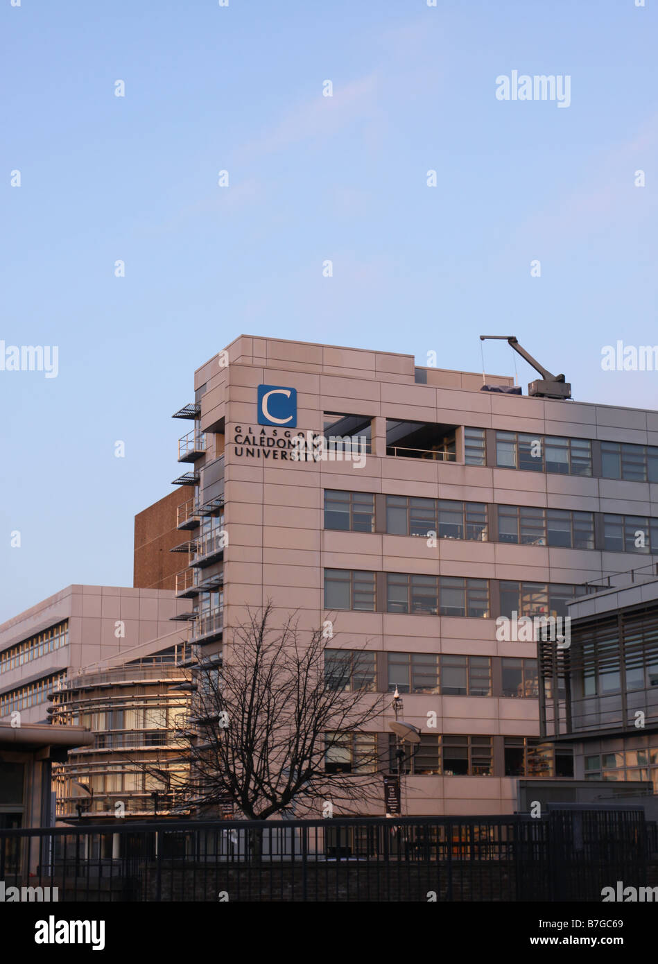 exterior of Glasgow Caledonian University Scotland December 2008 Stock ...