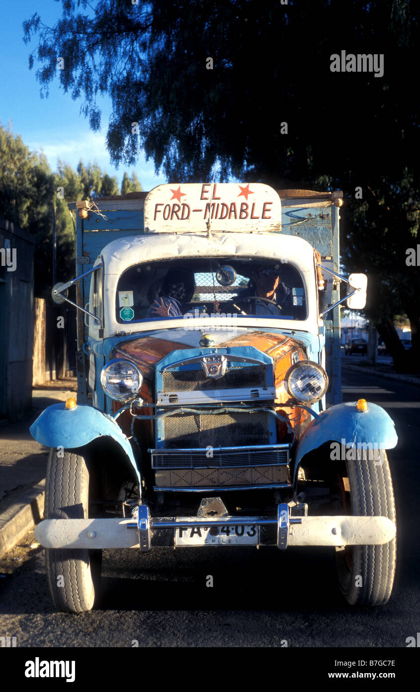 bus in calama atacama desert chile Stock Photo - Alamy