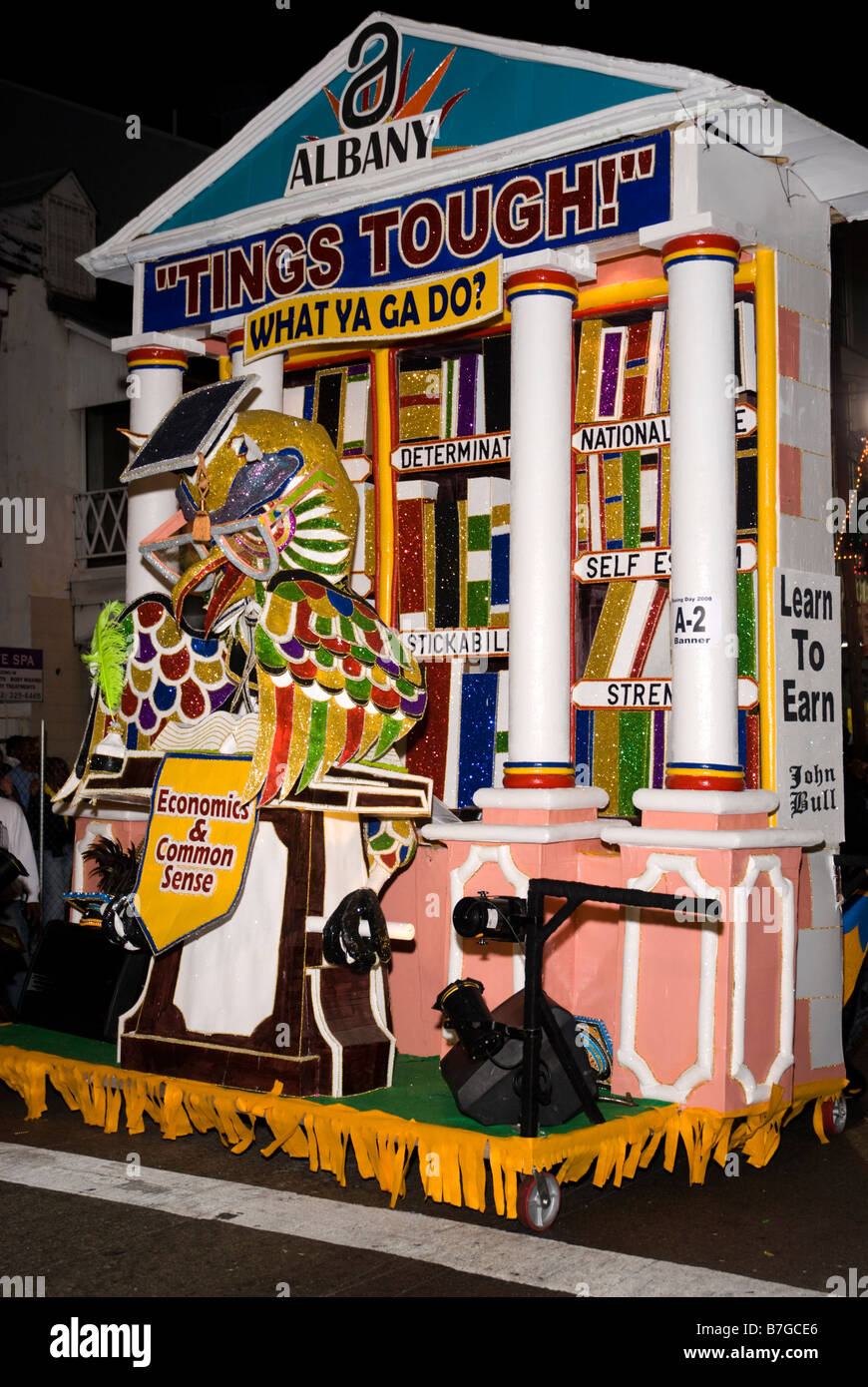 Junkanoo Float Boxing Day Parade Nassau Bahamas Stock Photo - Alamy