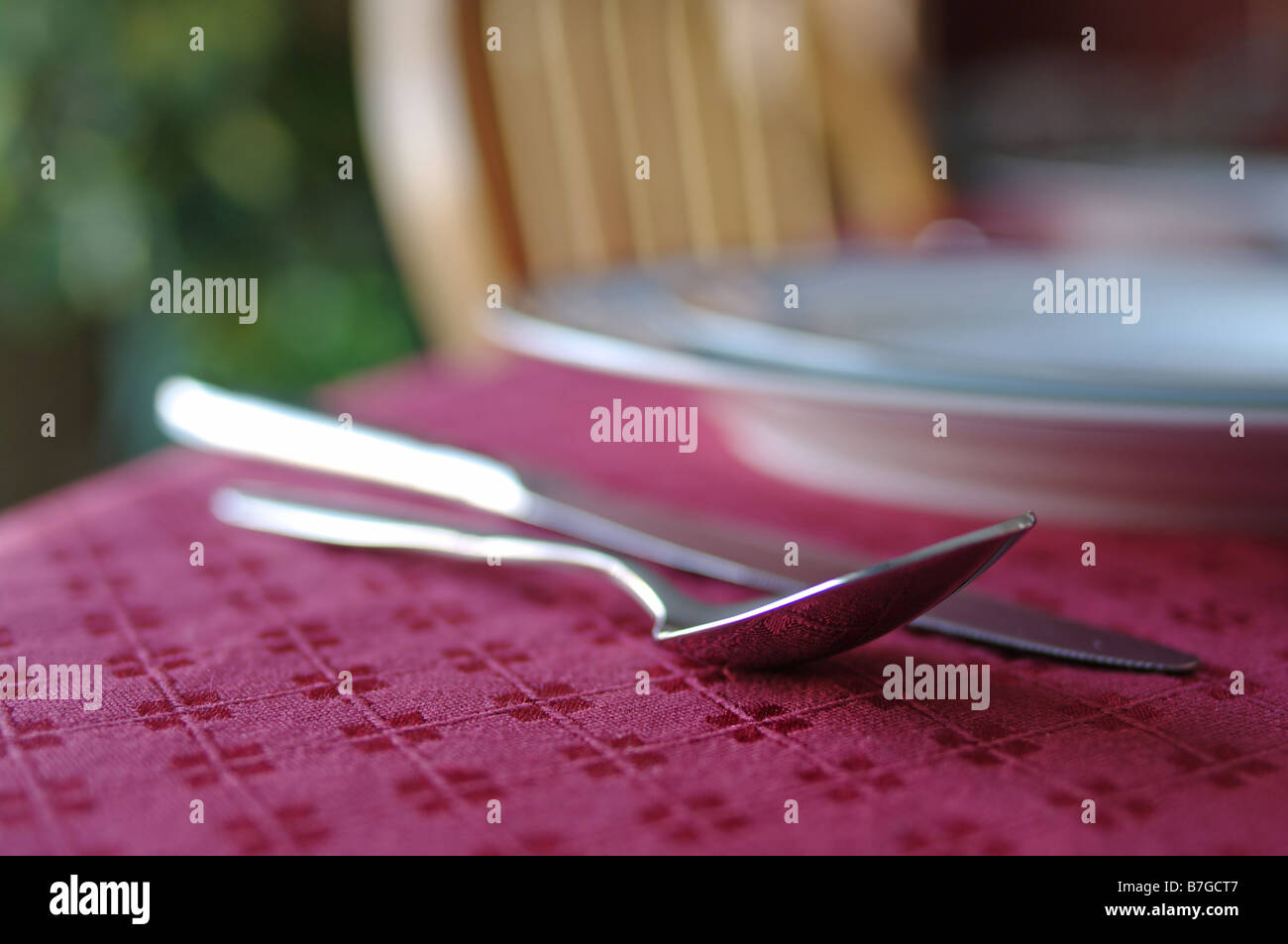 Spoon and knife hi-res stock photography and images - Alamy