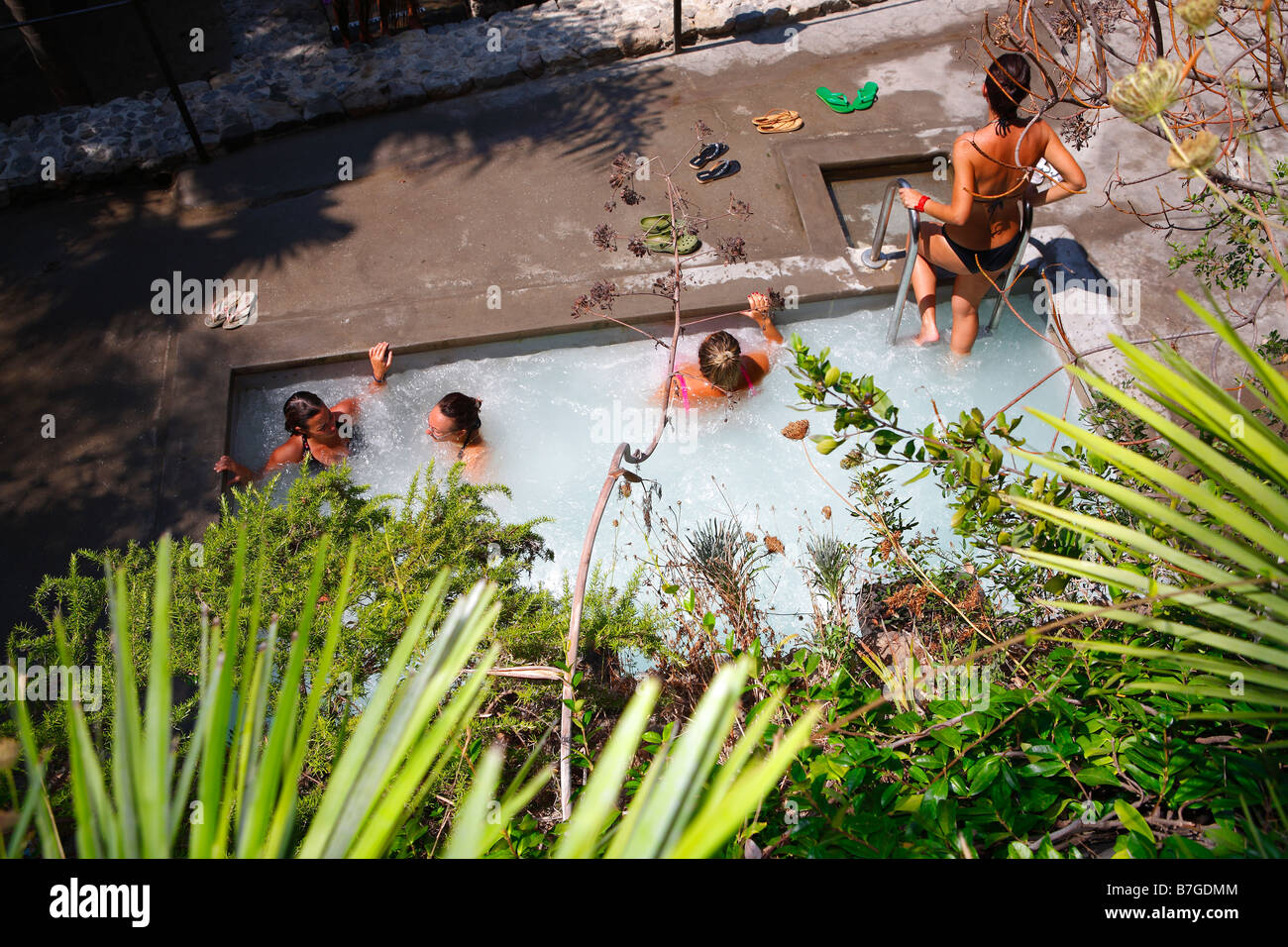 Park spa Negombo Ischia island Campania Italy Stock Photo - Alamy