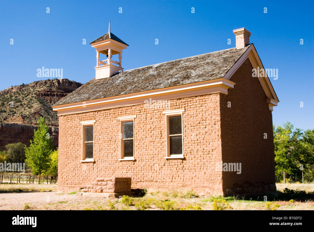 building in the historic ghost town of Grafton Utah Stock Photo - Alamy