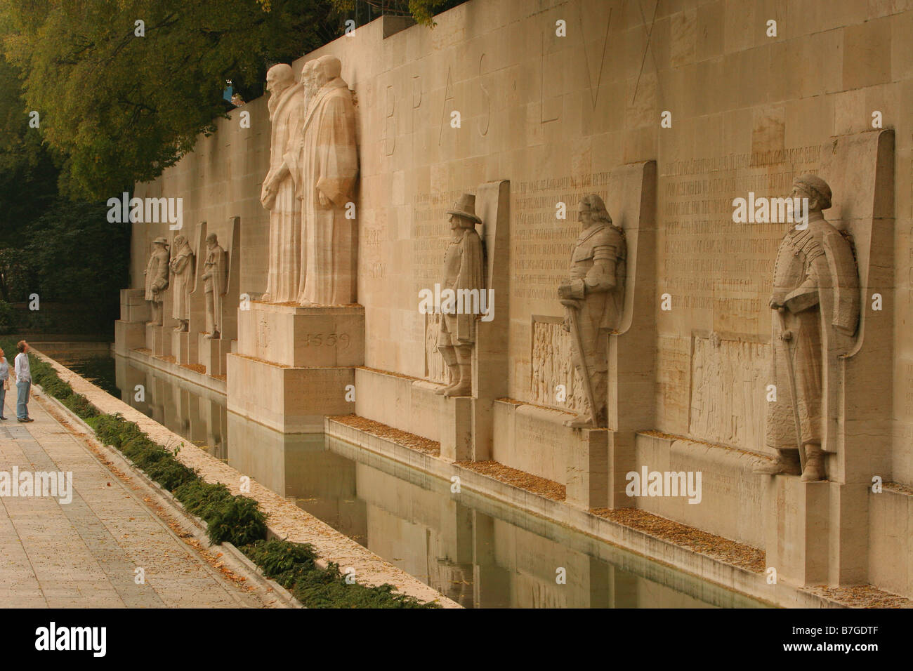 Reformation wall park geneva hi-res stock photography and images - Alamy