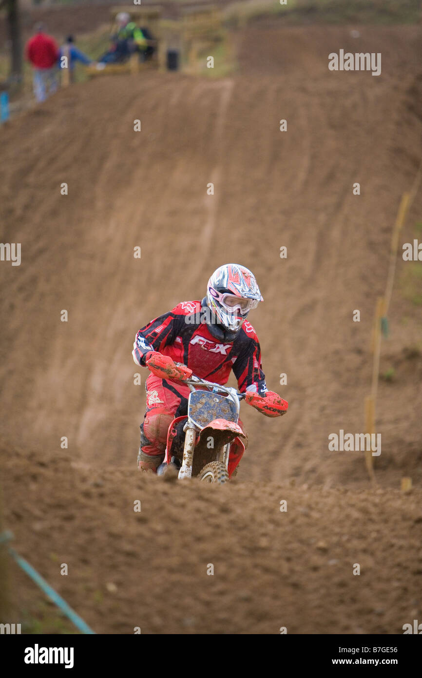 Dirt bike racing Stock Photo - Alamy