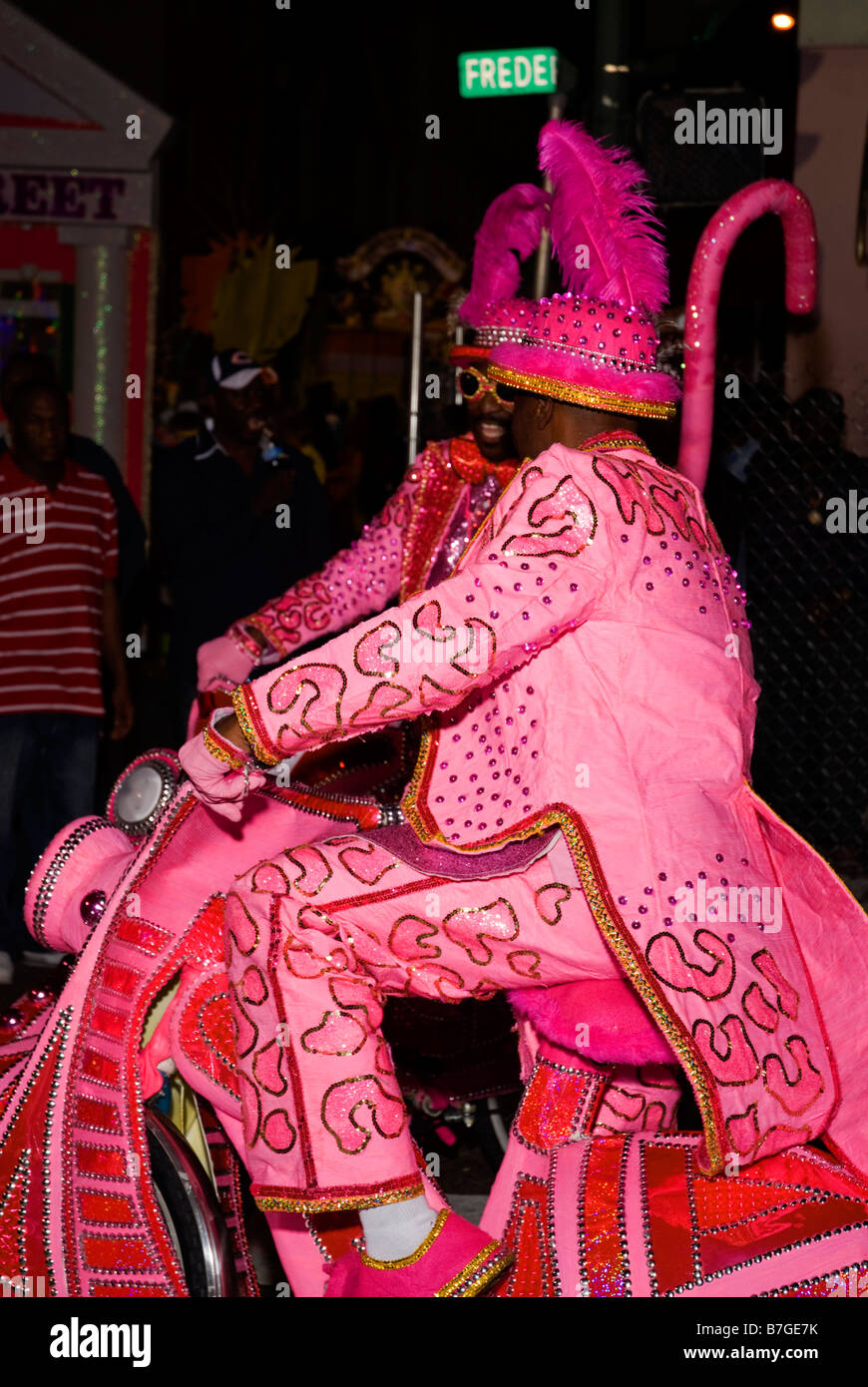 Pink Panther Junkanoo Boxing Day Parade Nassau Bahamas Stock Photo - Alamy