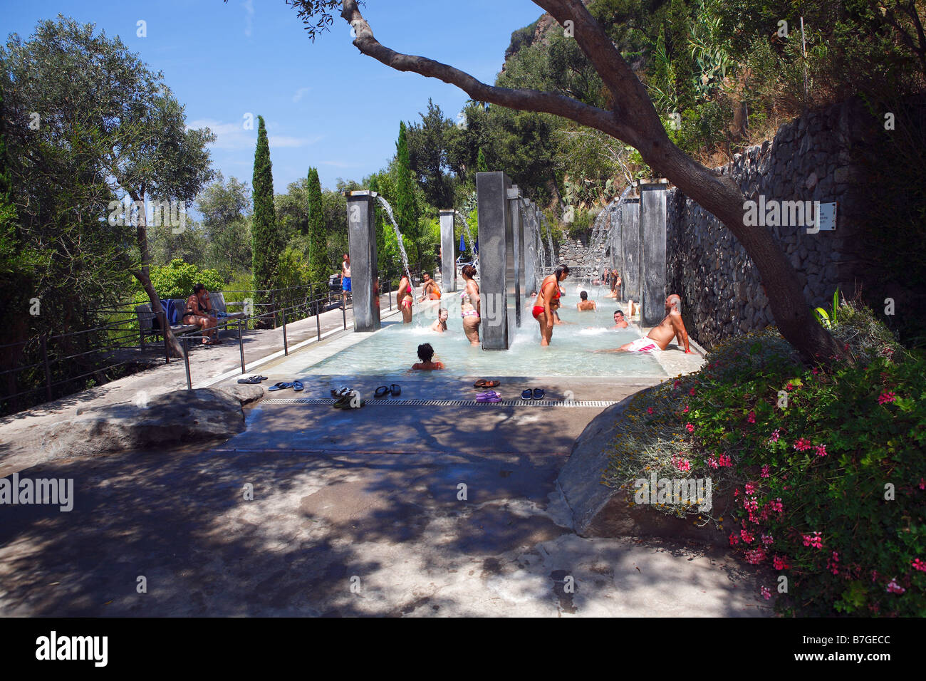 Park Spa Negombo Ischia island Naples Campania Italy Stock Photo - Alamy