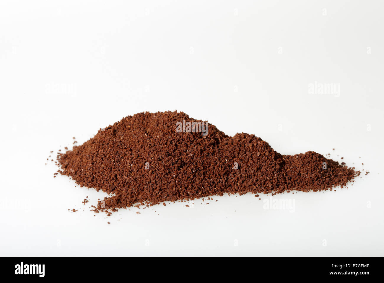 Freshly Ground Coffee Beans Stock Photo - Alamy