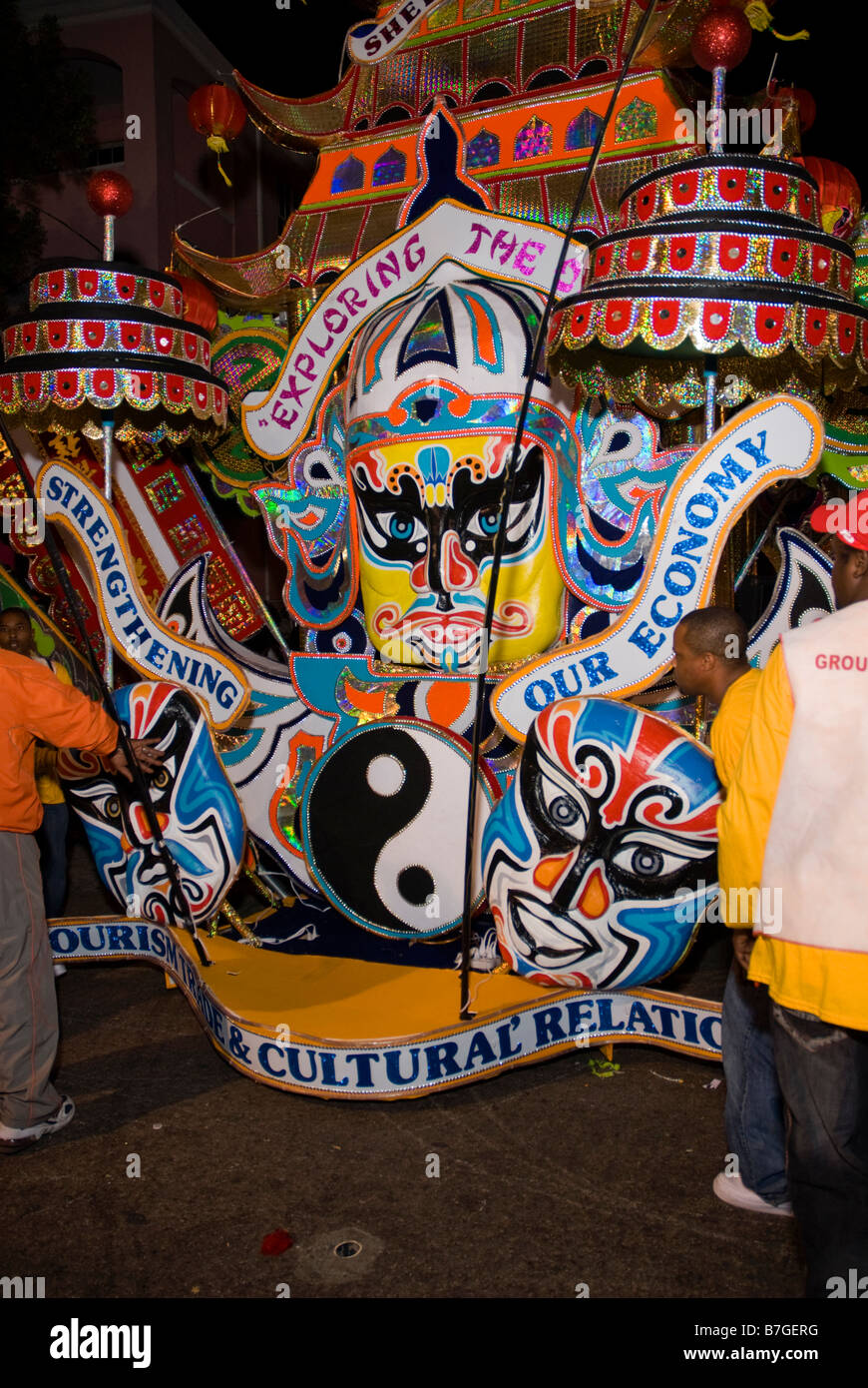 Junkanoo Float, Boxing Day Parade, Nassau, Bahamas Stock Photo - Alamy