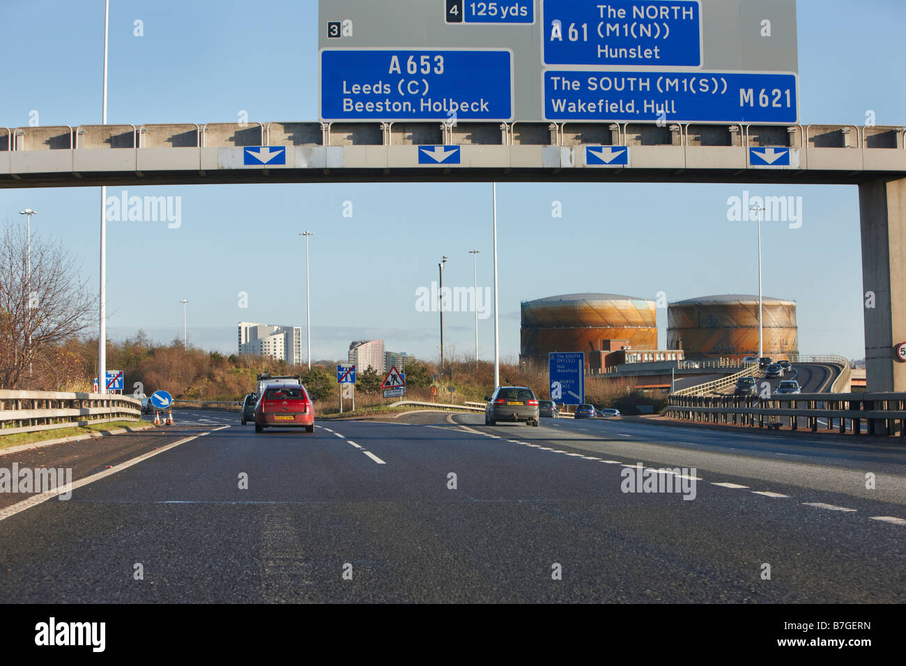Leeds motorway hi-res stock photography and images - Alamy
