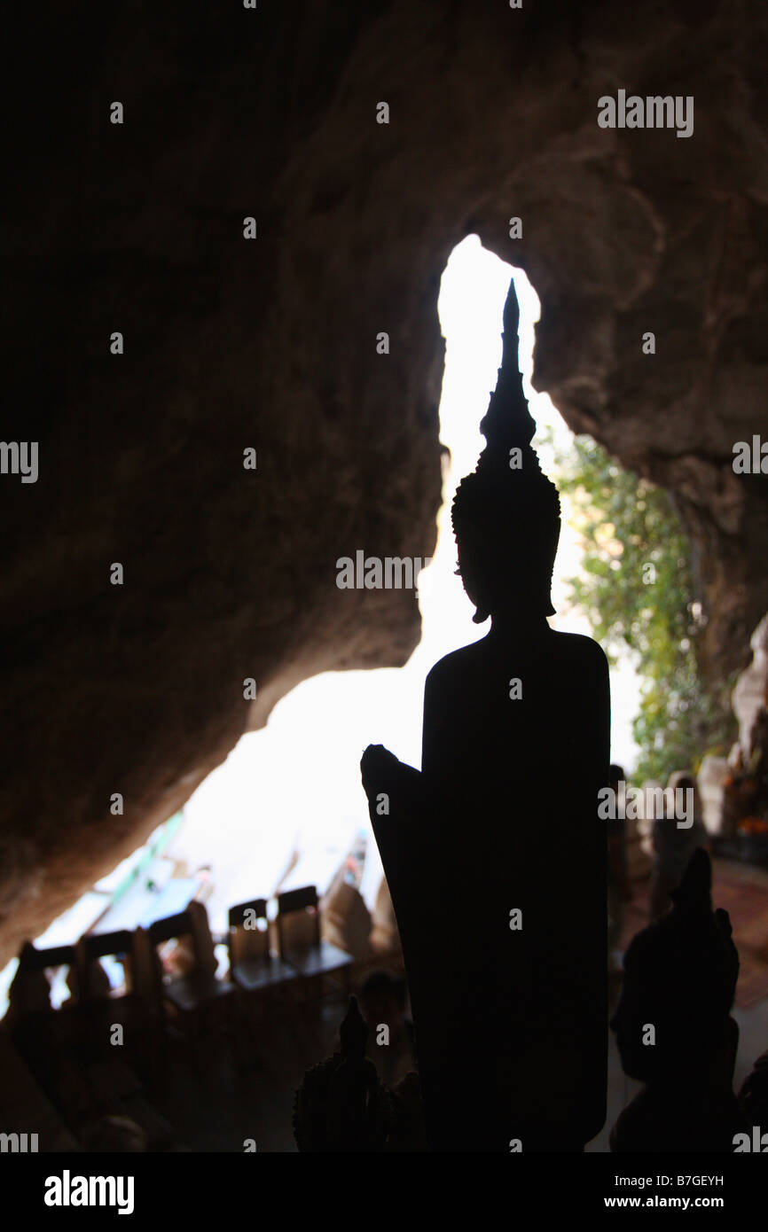 Buddha statue in cave Stock Photo - Alamy