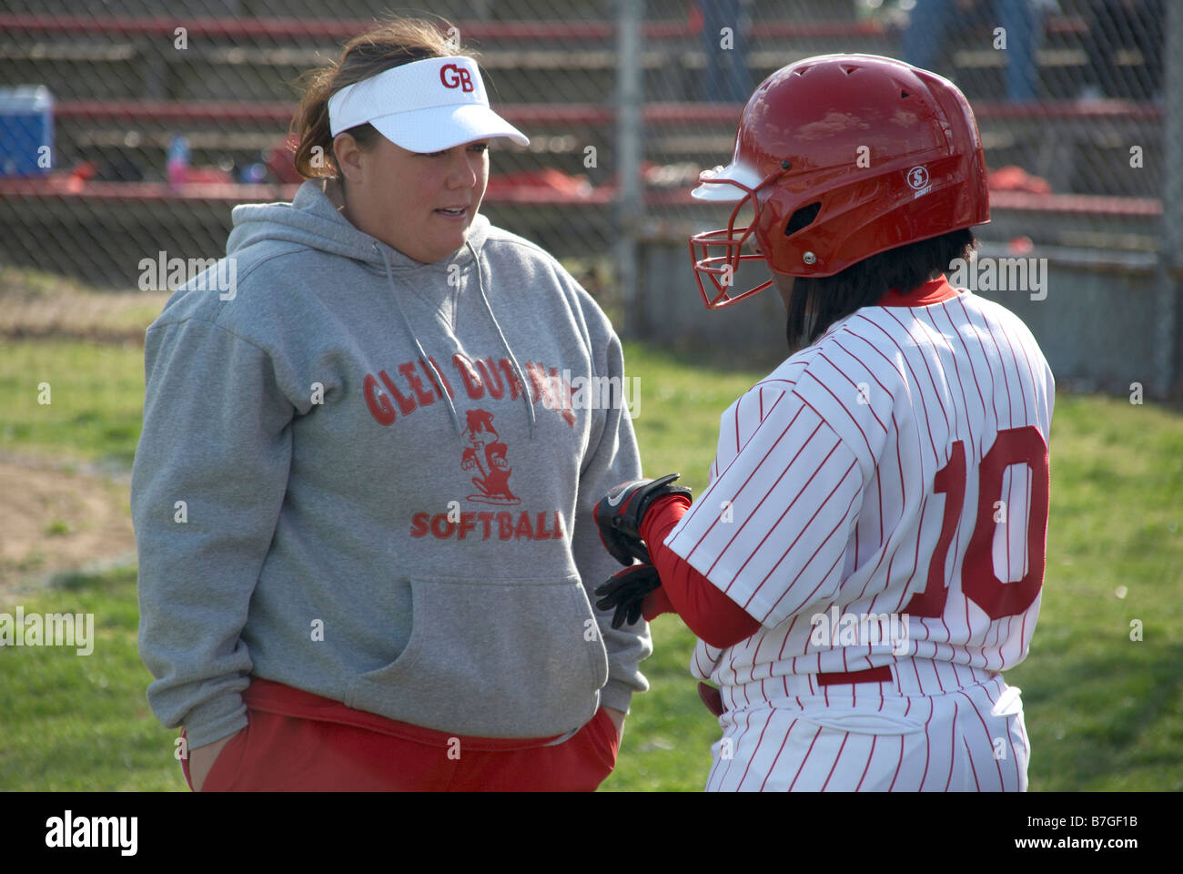 Coach and player hi-res stock photography and images - Alamy