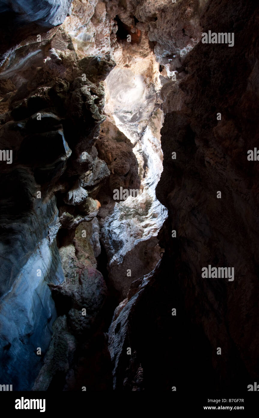 The rock face of a cave 06 11 2008 Barreiras Bahia Brazil Stock Photo ...