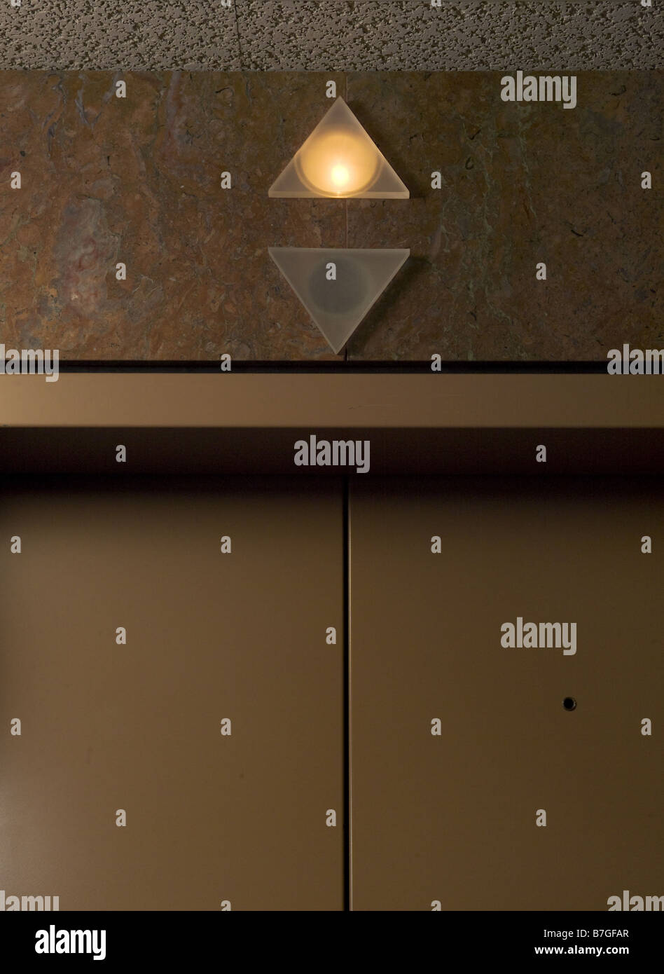 Elevator arrow door hi-res stock photography and images - Alamy