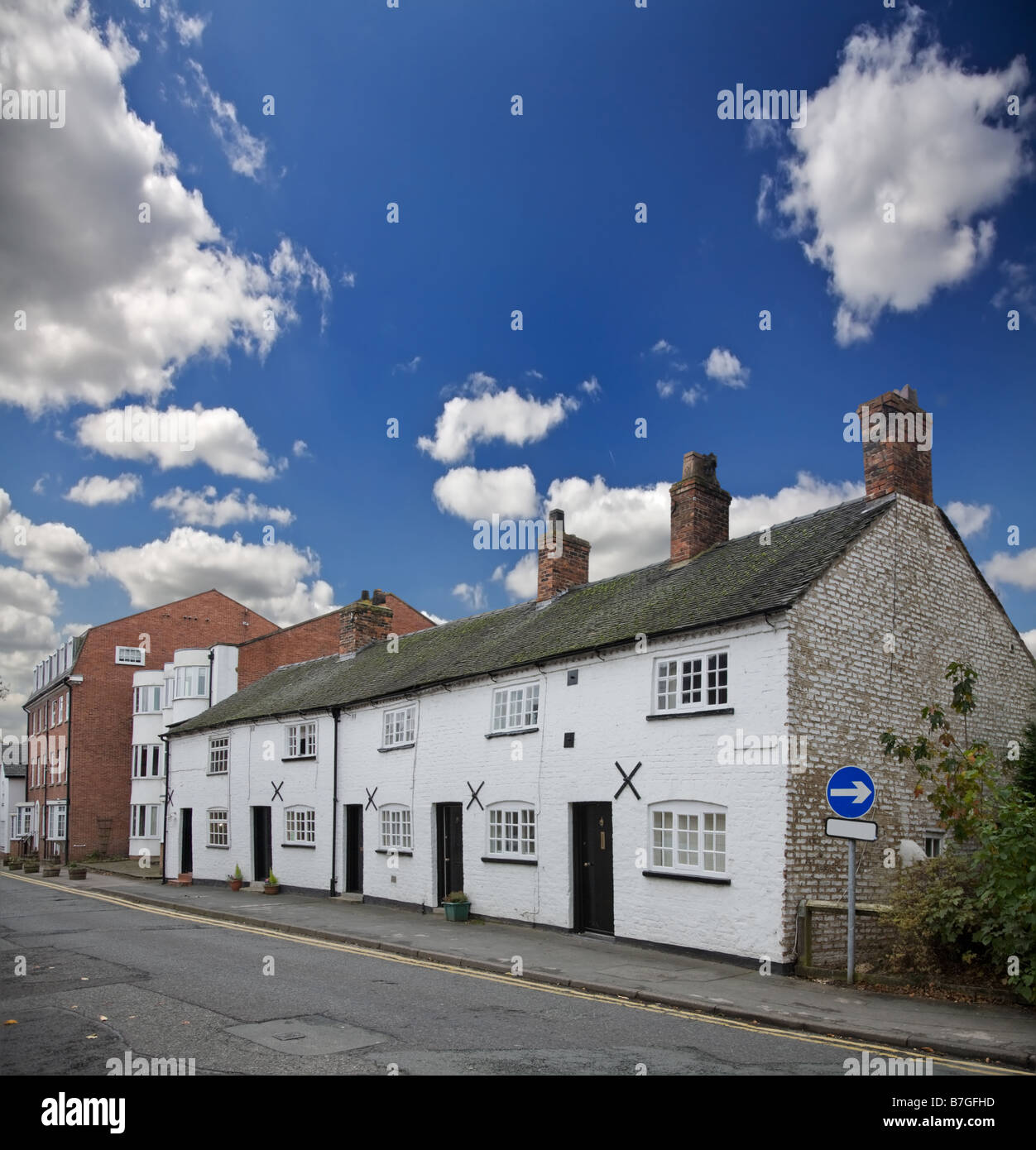Quaint old British Homes Stock Photo - Alamy