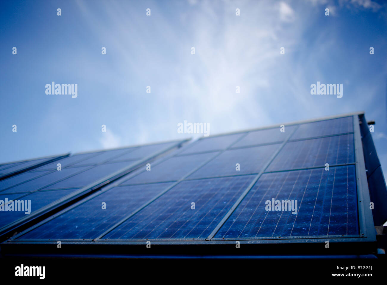 A stock photograph of solar panels Stock Photo - Alamy