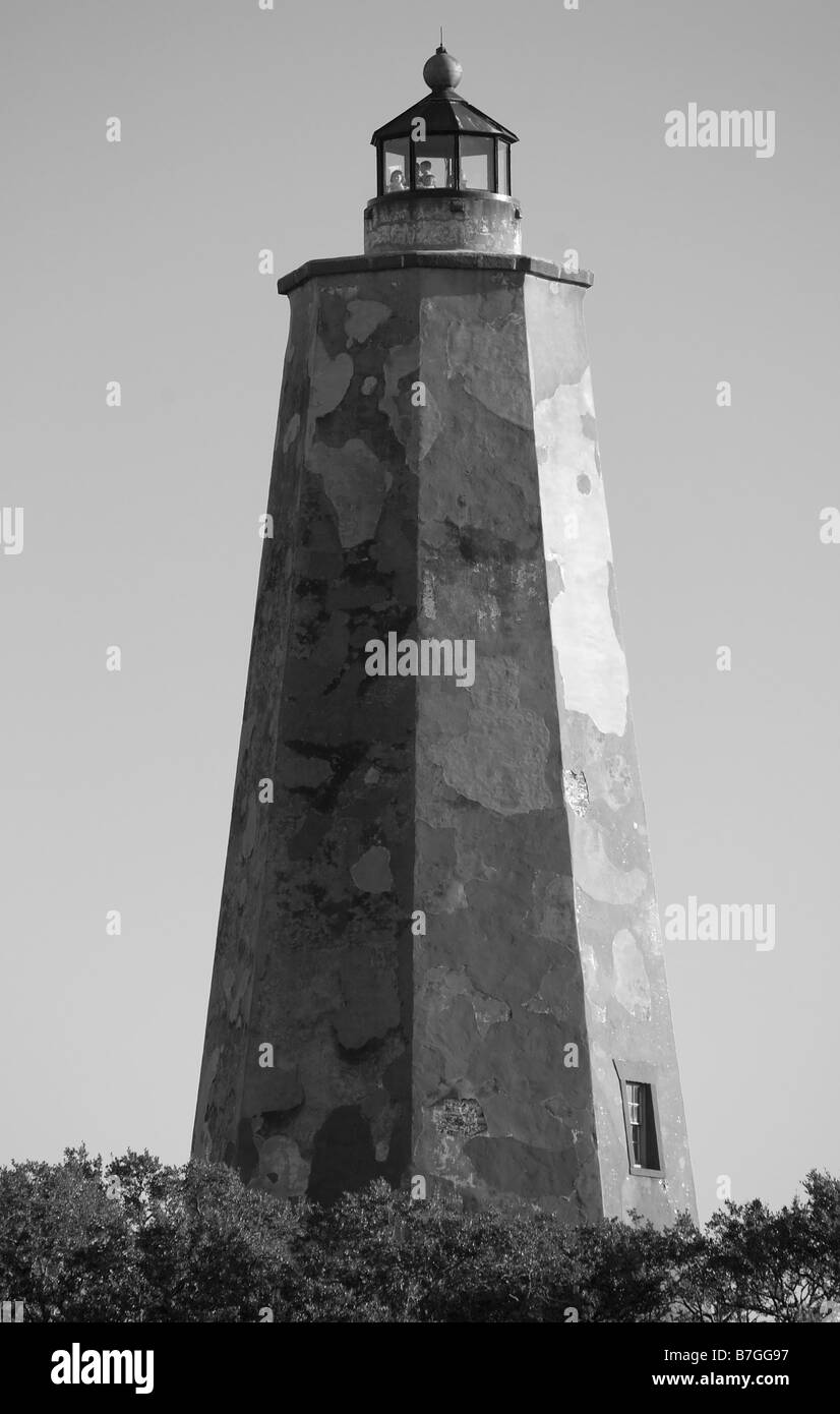 Bald head island lighthouse Black and White Stock Photos & Images - Alamy