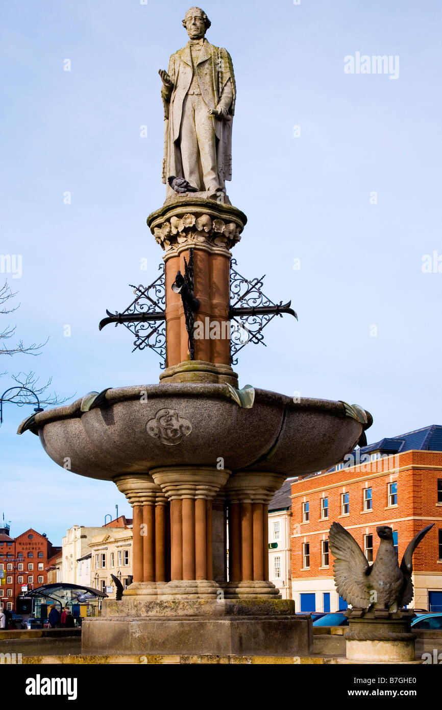 Statue of Thomas Sotheron Estcourt a former MP for Devizes and a former ...