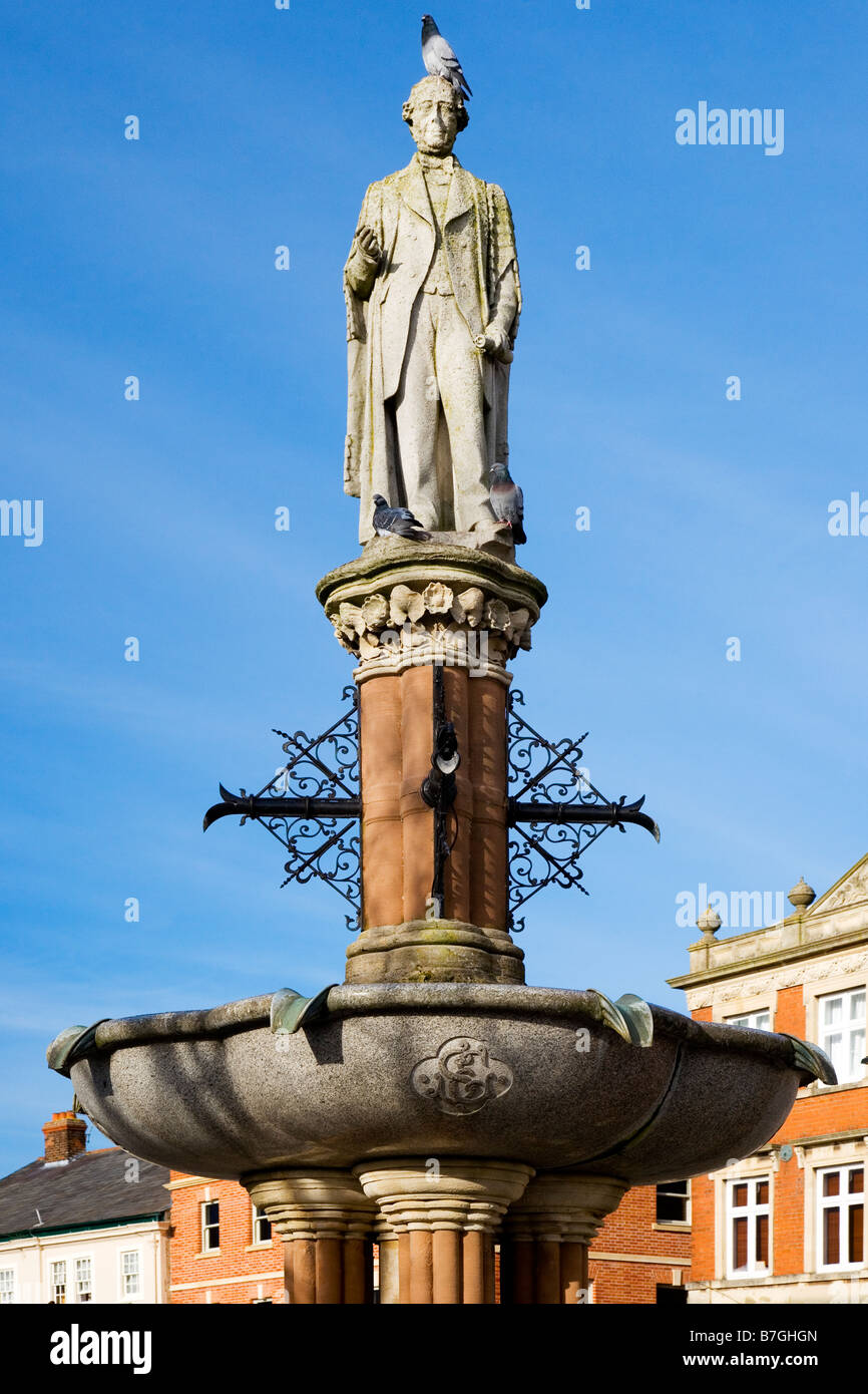 Statue of Thomas Sotheron Estcourt a former MP for Devizes and a former ...