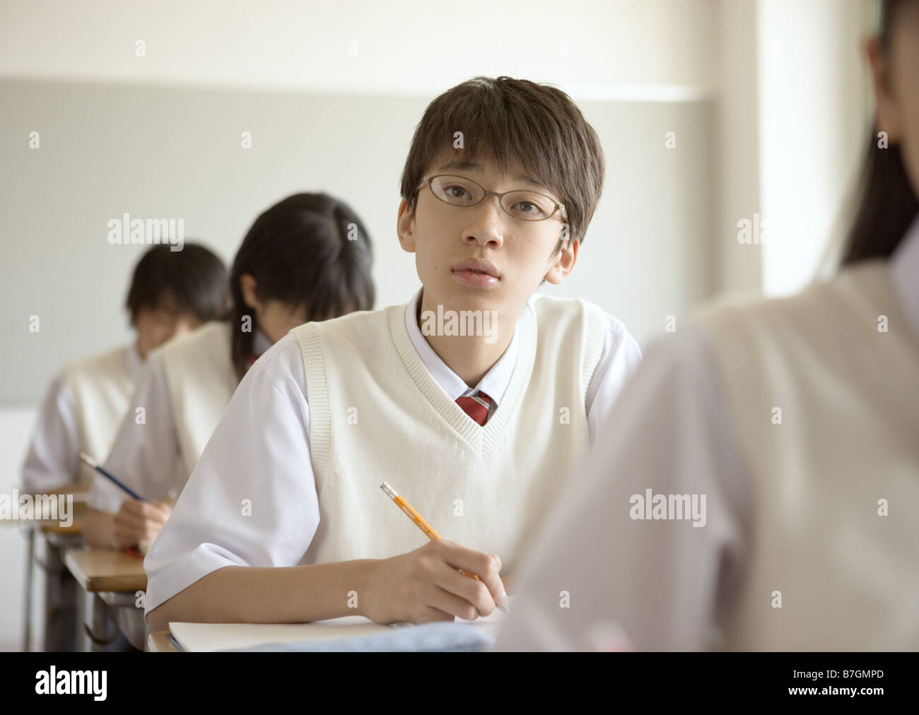Students in classroom Stock Photo - Alamy