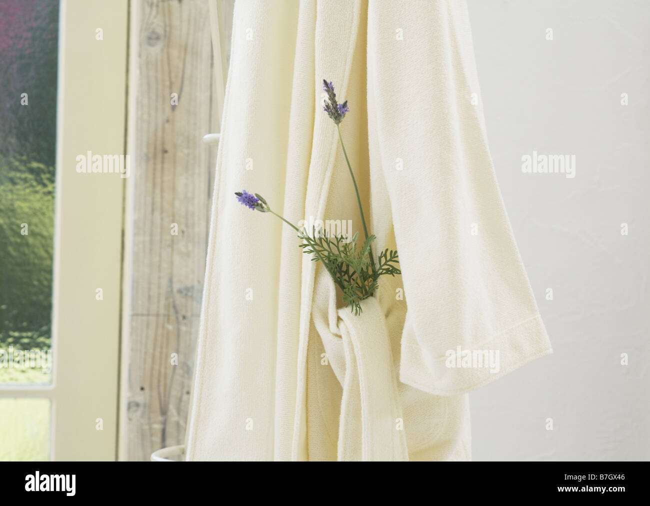 Lavender bathrobe hi-res stock photography and images - Alamy