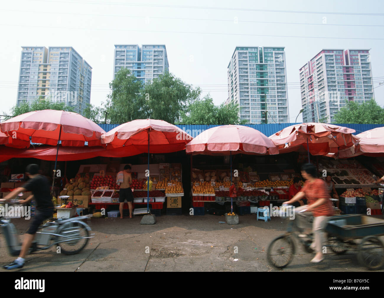 Markets in Beijing Stock Photo - Alamy
