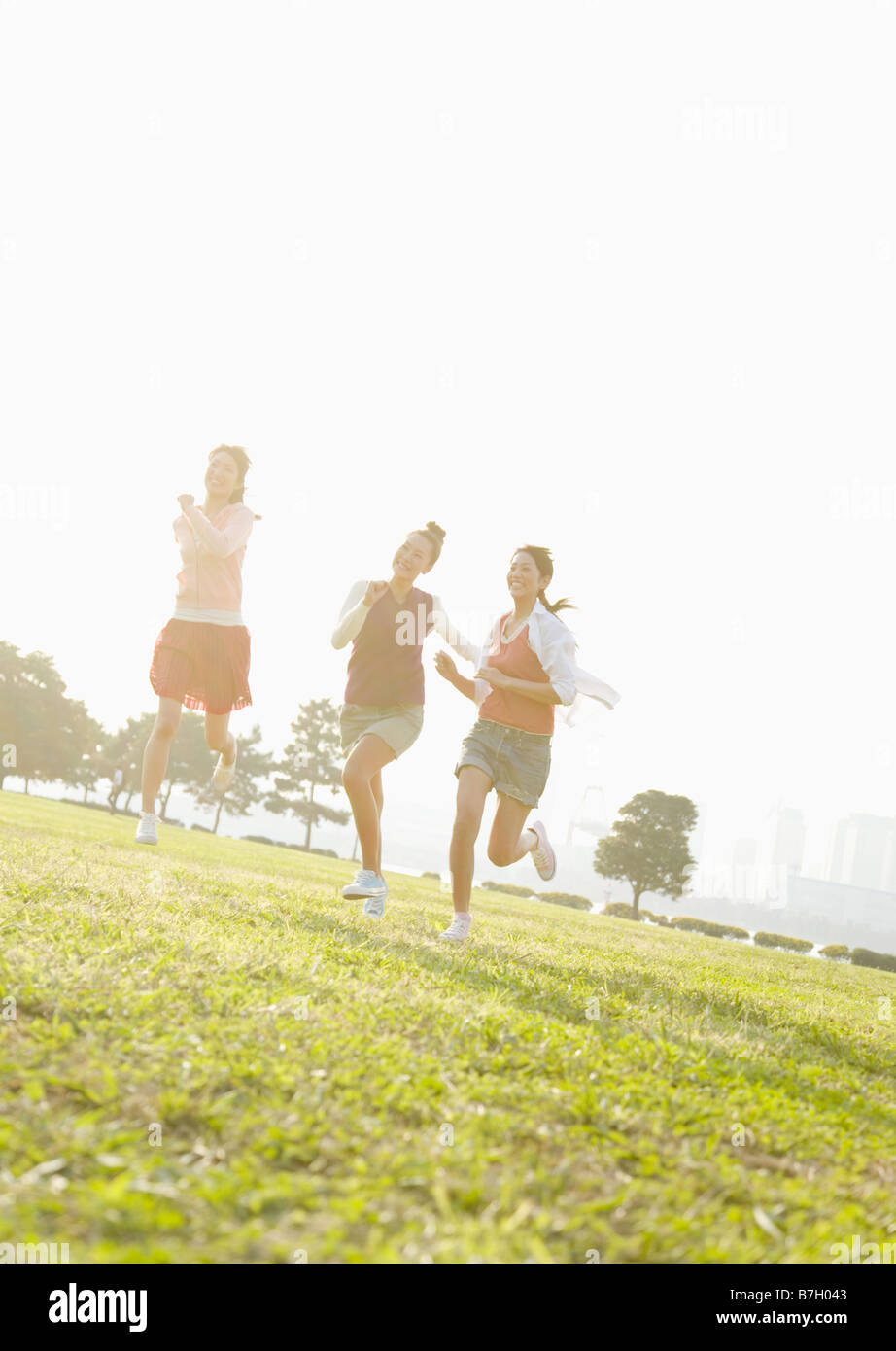 Women running in the park Stock Photo - Alamy