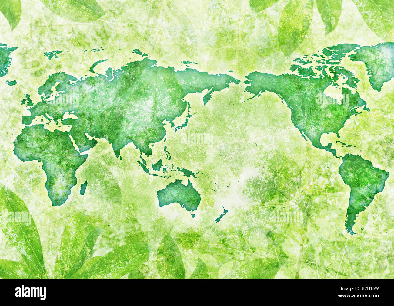 Map of leaves hi-res stock photography and images - Alamy