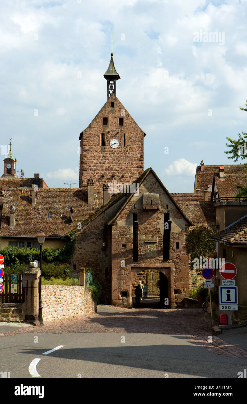 Town gate of the medieval town Stock Photo - Alamy